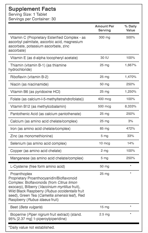 Hema-Plex Tablets – Seattle Integrative Medicine Pharmacy